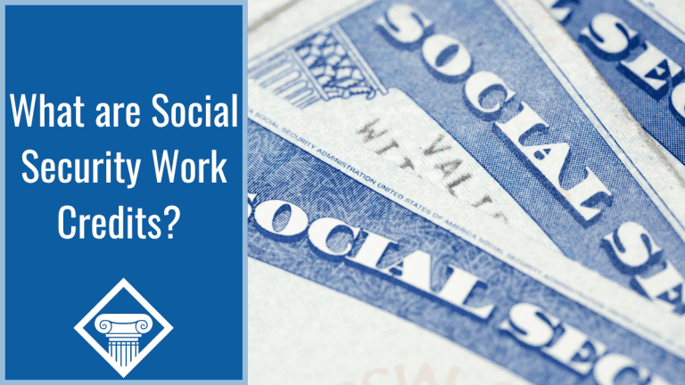 What are Social Security work credits?