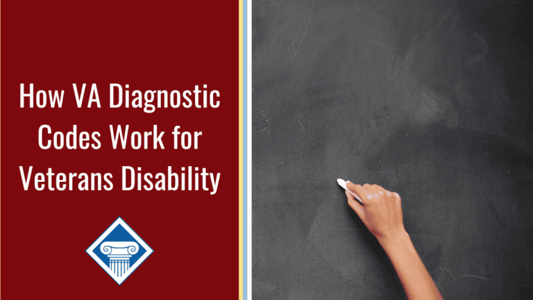 How VA disability diagnostic codes work